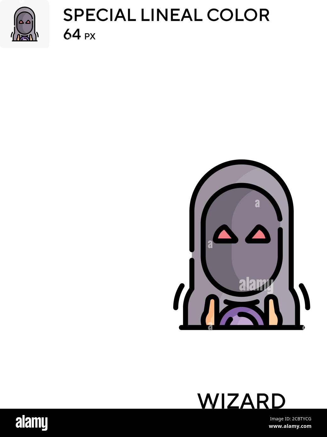 Wizard Special lineal color vector icon. Wizard icons for your business ...