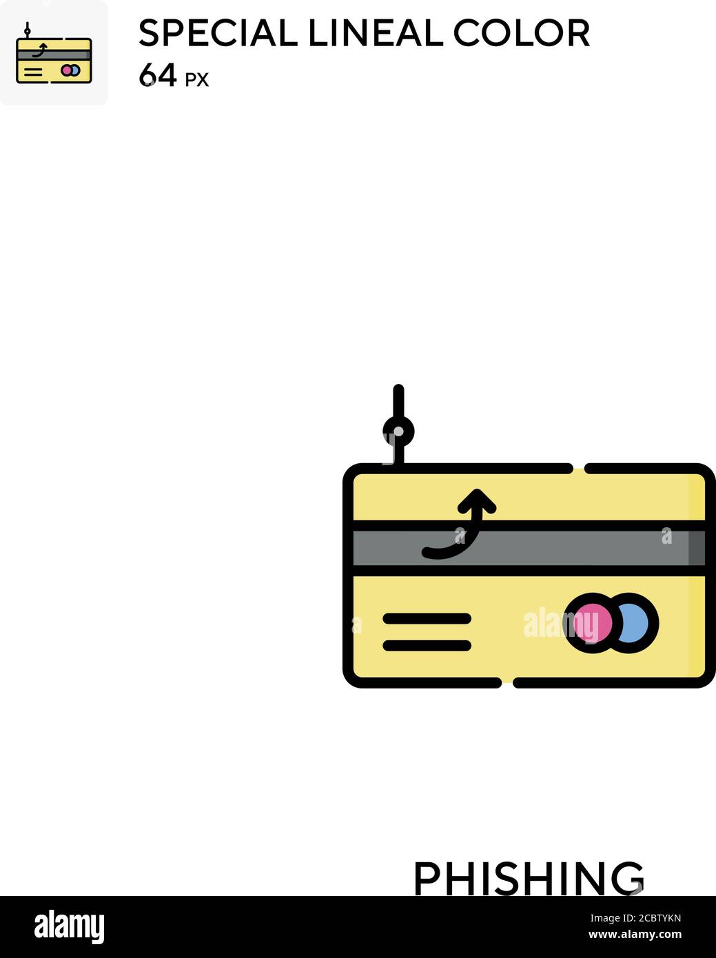Phishing Special lineal color vector icon. Phishing icons for your ...