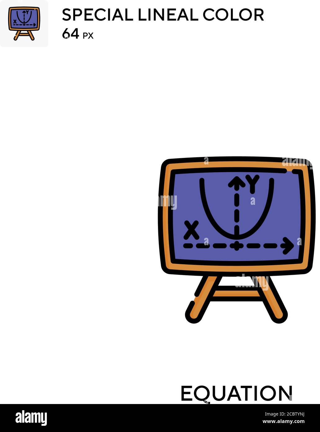 Equation Special lineal color vector icon. Equation icons for your ...