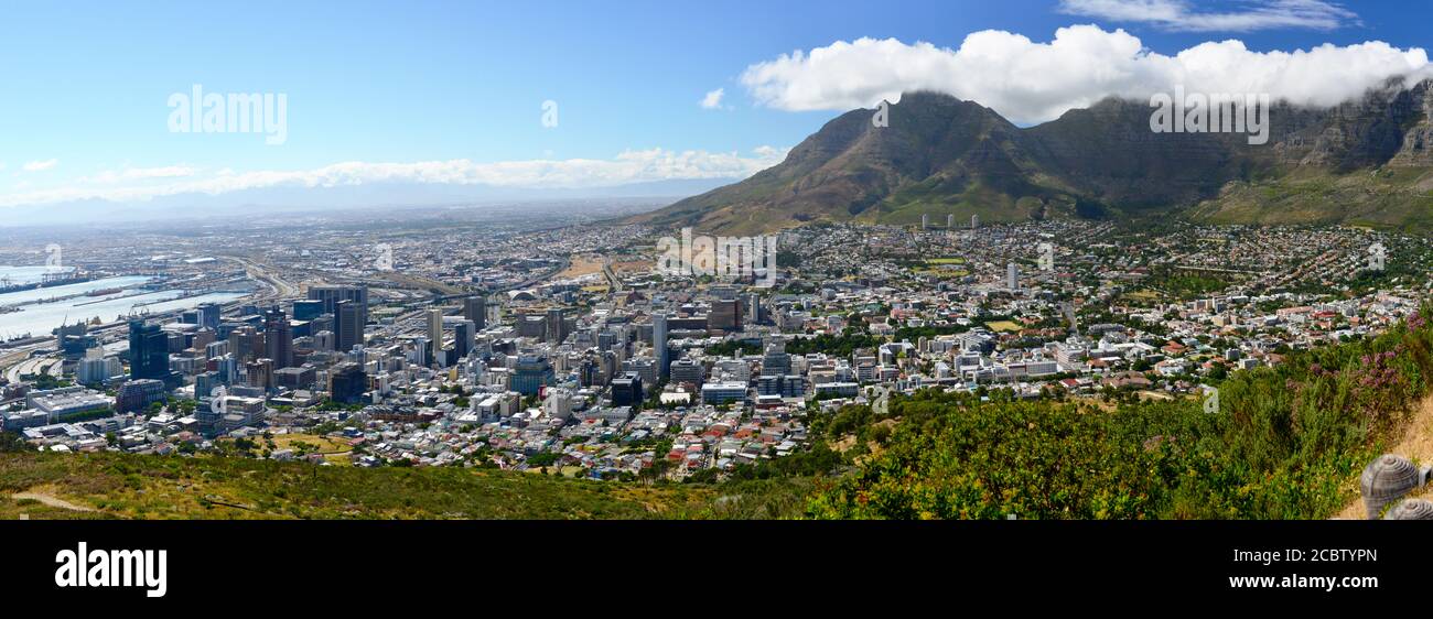 Panorama of Cape Town, South Africa Stock Photo - Alamy