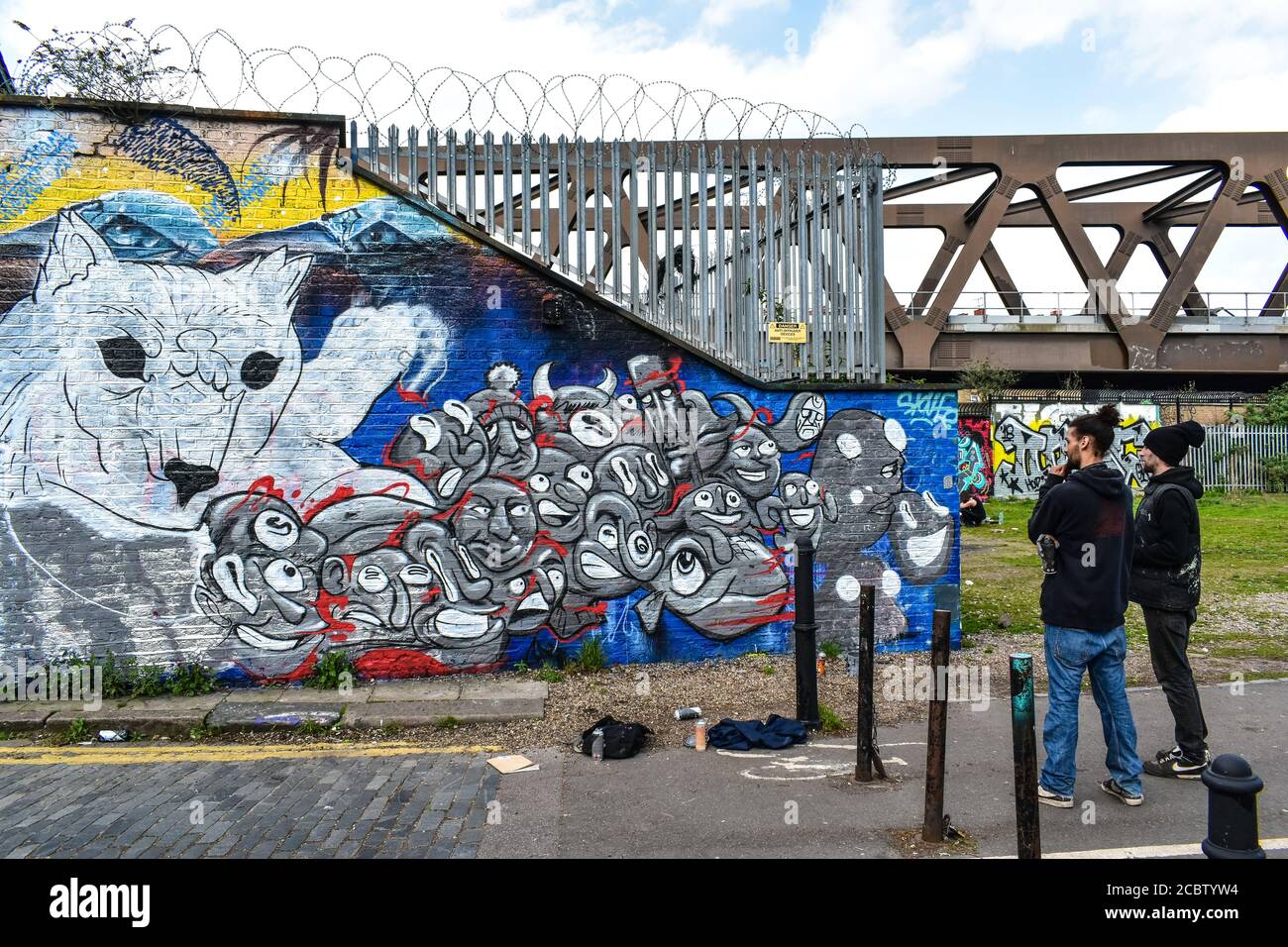 Awesome graffiti hi-res stock photography and images - Alamy