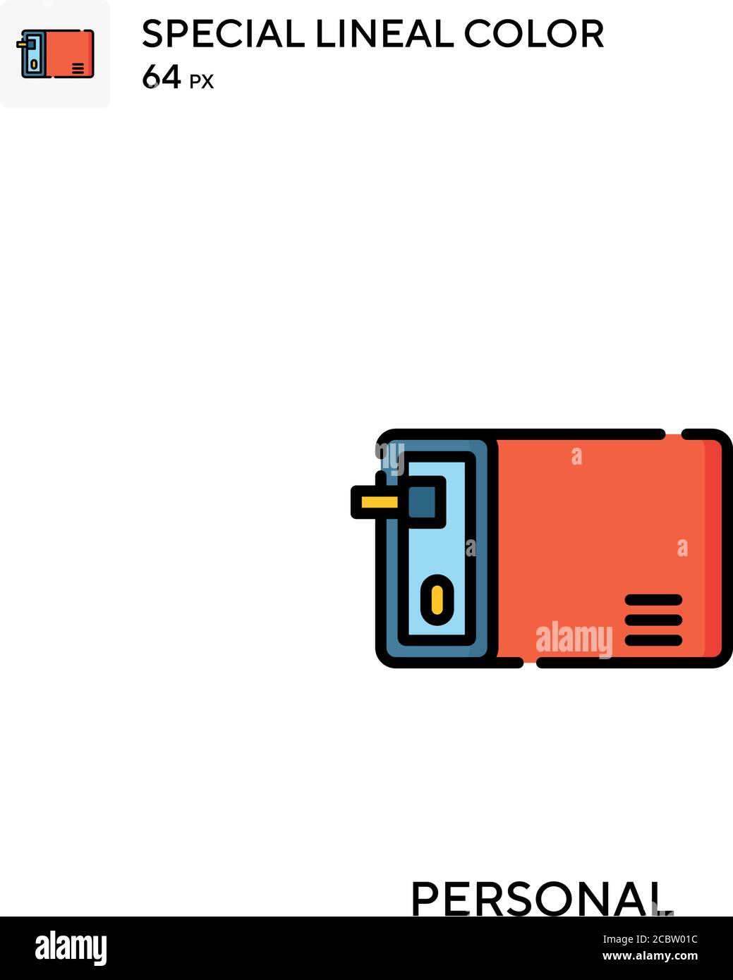 Personal Special lineal color vector icon. Personal icons for your ...