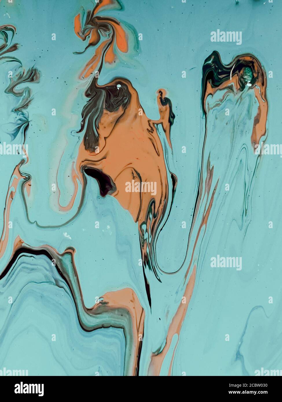 Colourful paint splattered on the paper - great for wallpapers Stock ...
