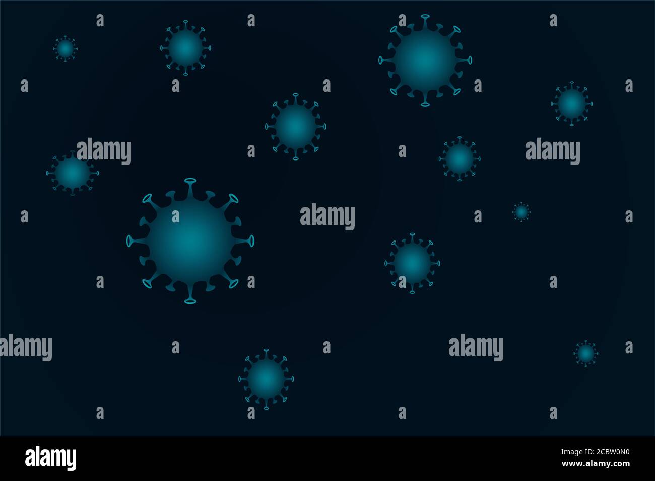 Vector illustration of Covid-19 virus pattern. Background Stock Vector ...
