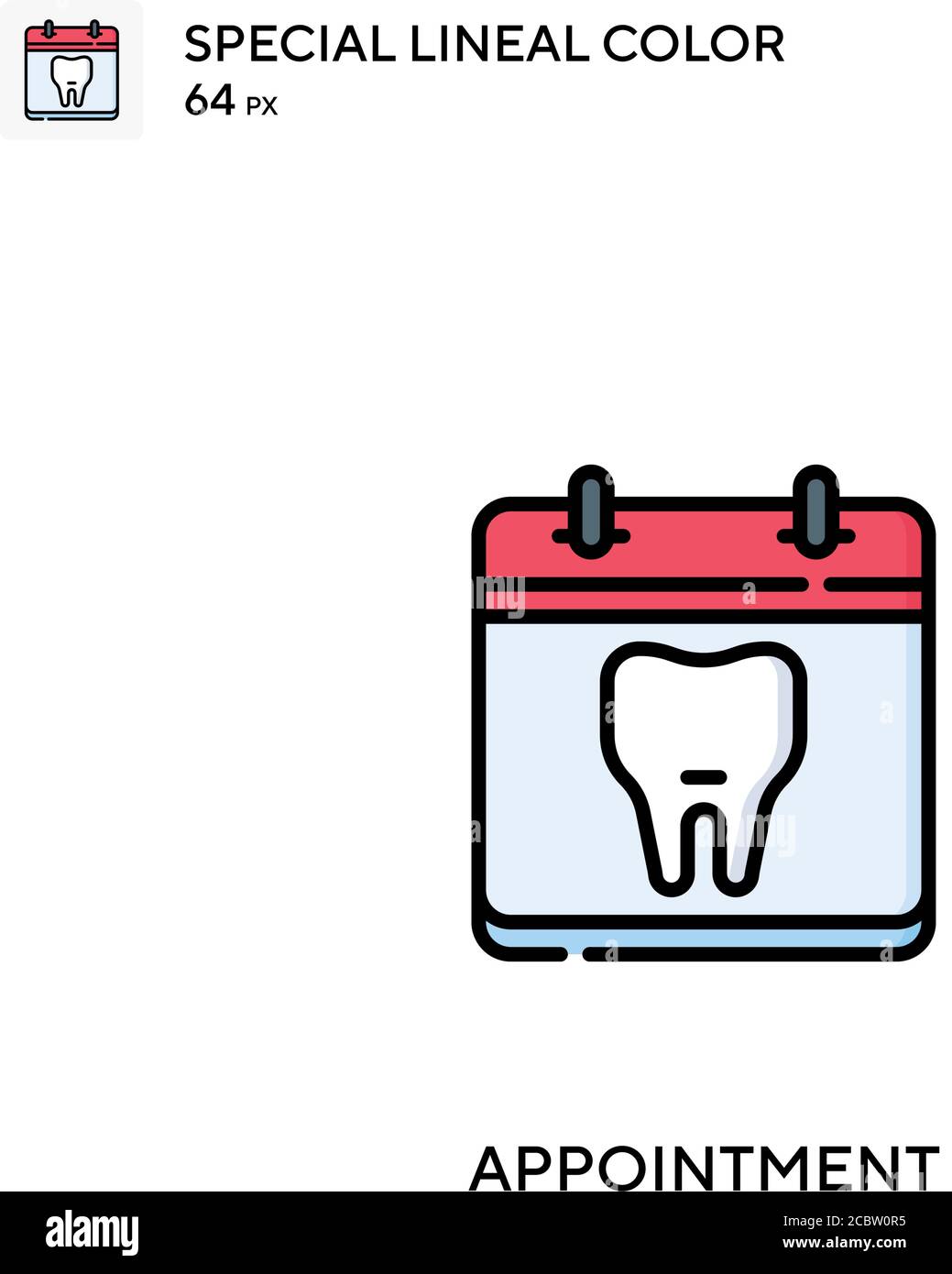 Appointment Special lineal color vector icon. Appointment icons for your business project Stock ...