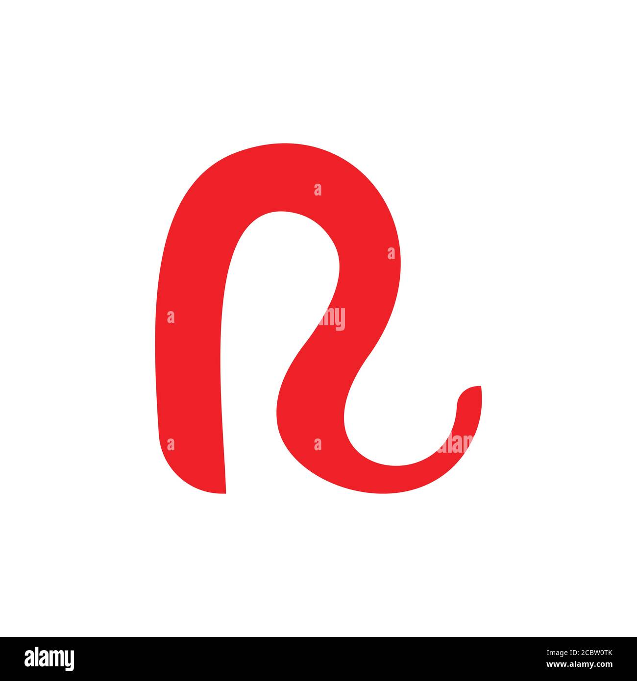 letter r curves red flame logo vector Stock Vector Image & Art - Alamy