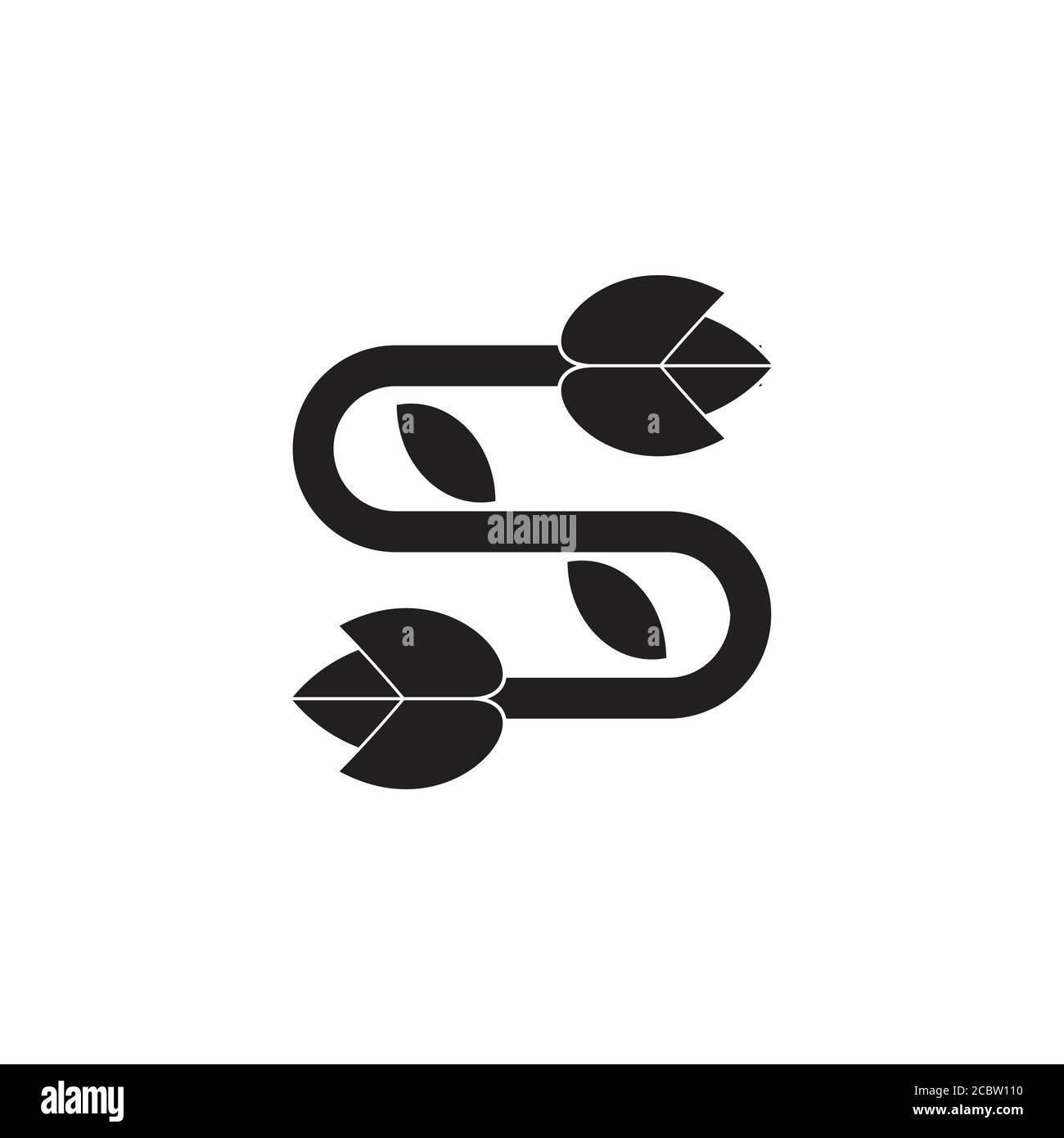 Blue red letter leaf Cut Out Stock Images & Pictures - Alamy