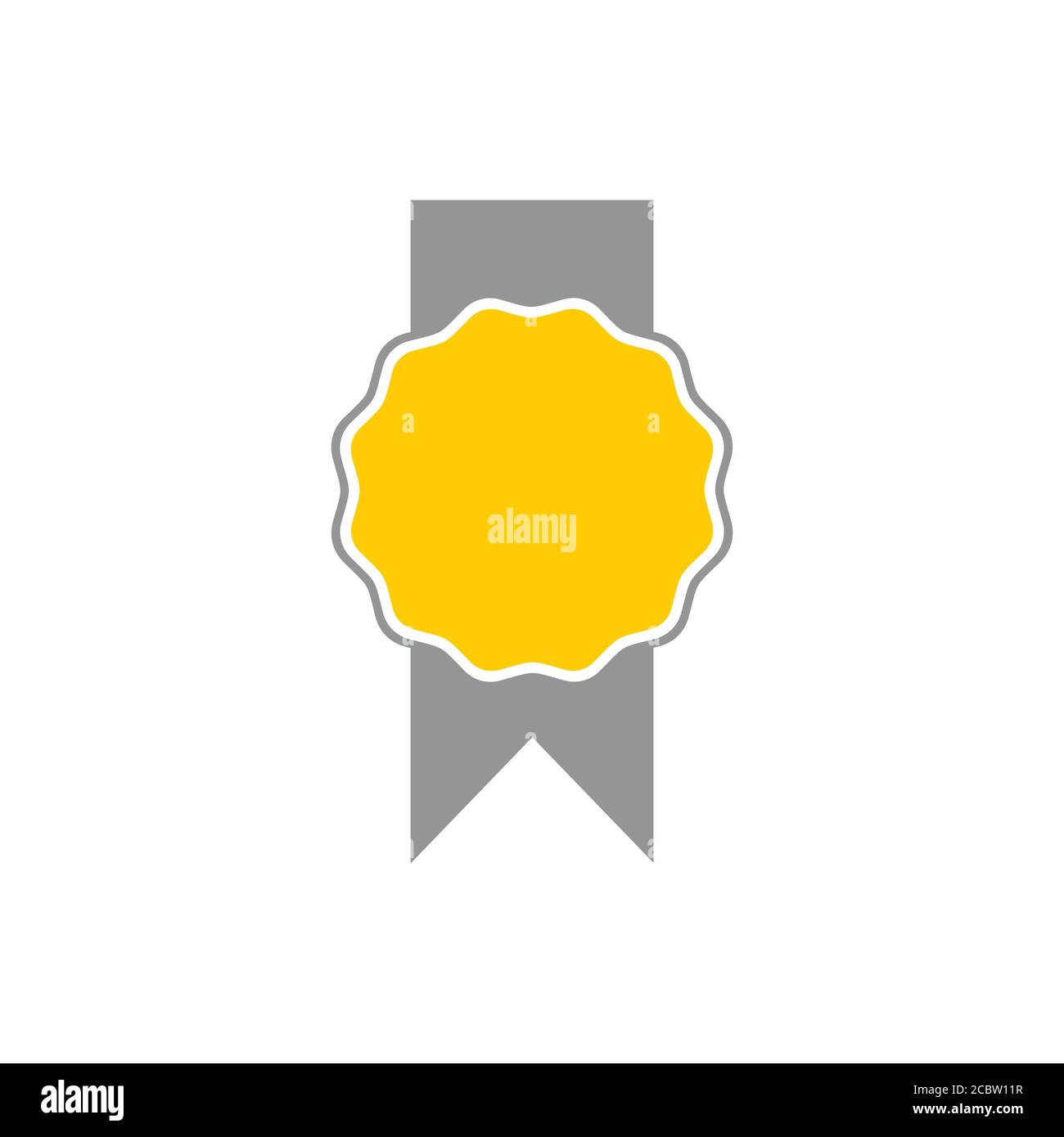 best ribbon quality geometric symbol vector Stock Vector Image & Art ...