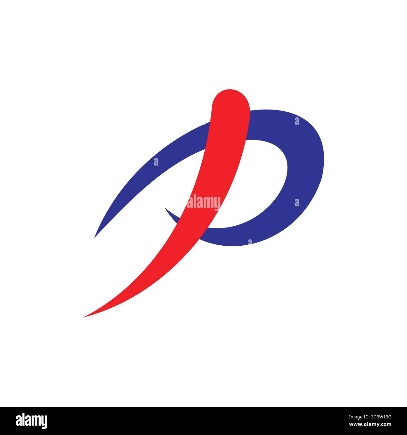 letter p simple curves motion dynamic logo Stock Vector Image & Art - Alamy