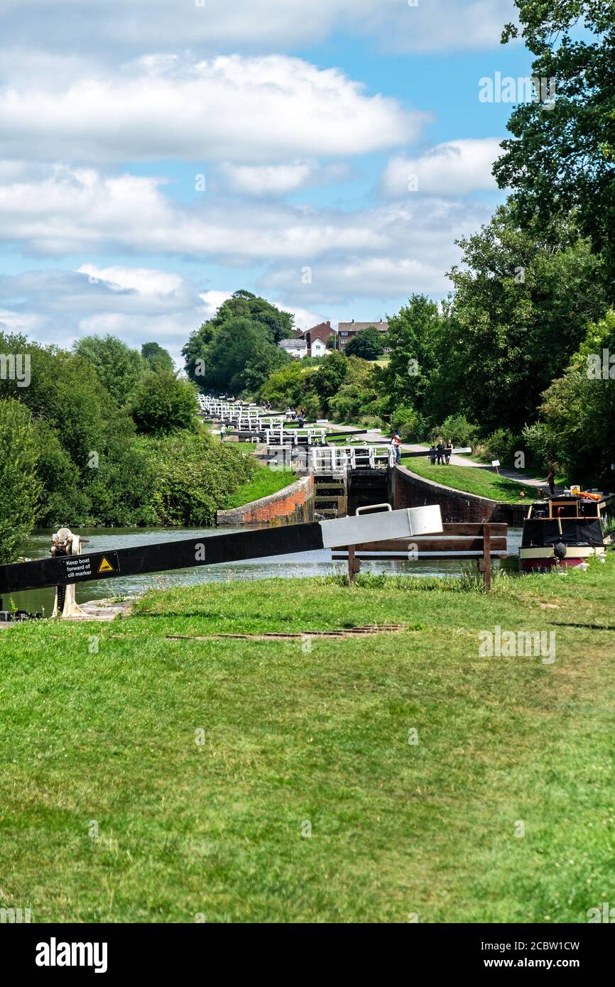 Caen Hill Locks 2 Stock Photo - Alamy