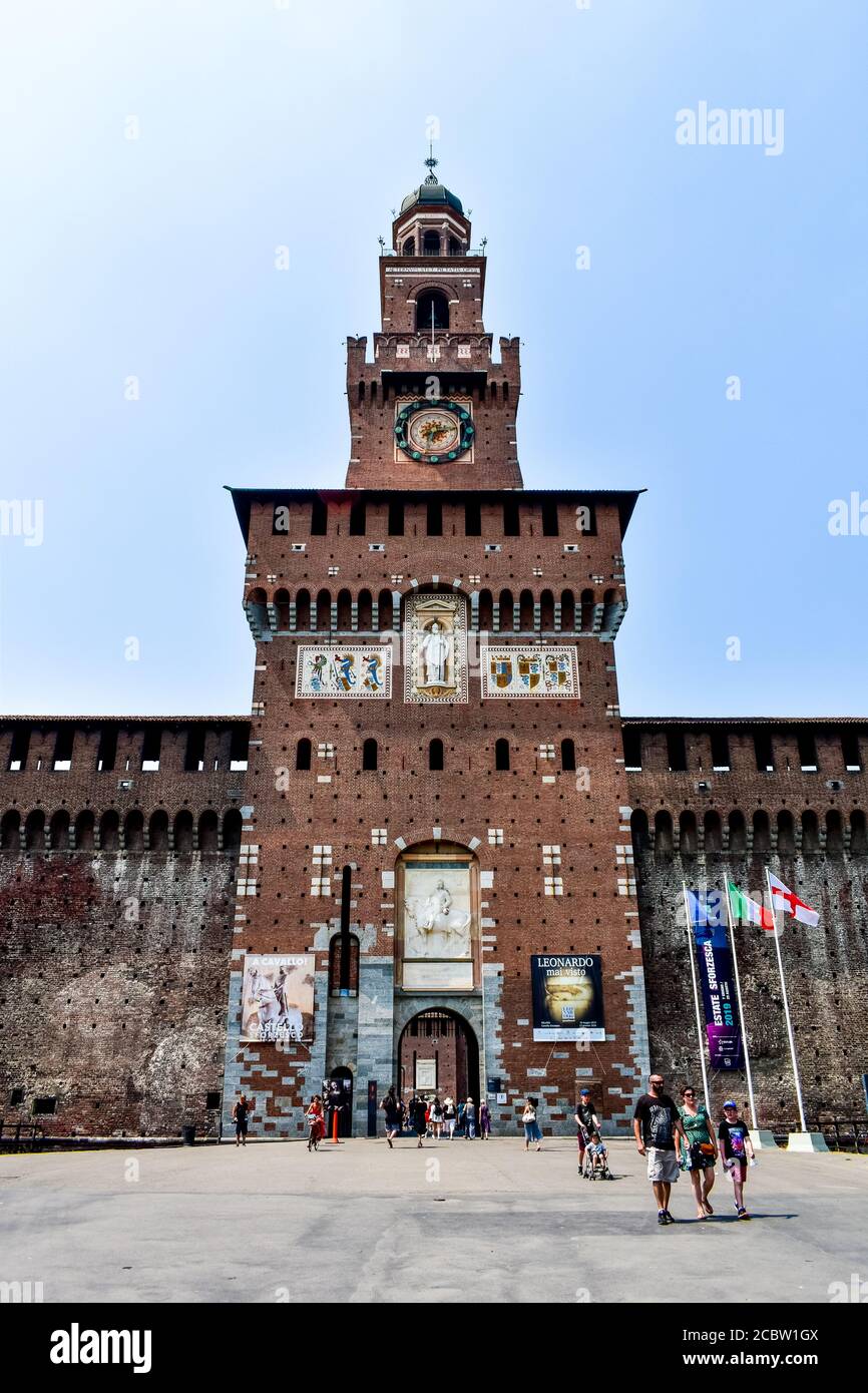 Castello sforzesco museum hi-res stock photography and images - Alamy