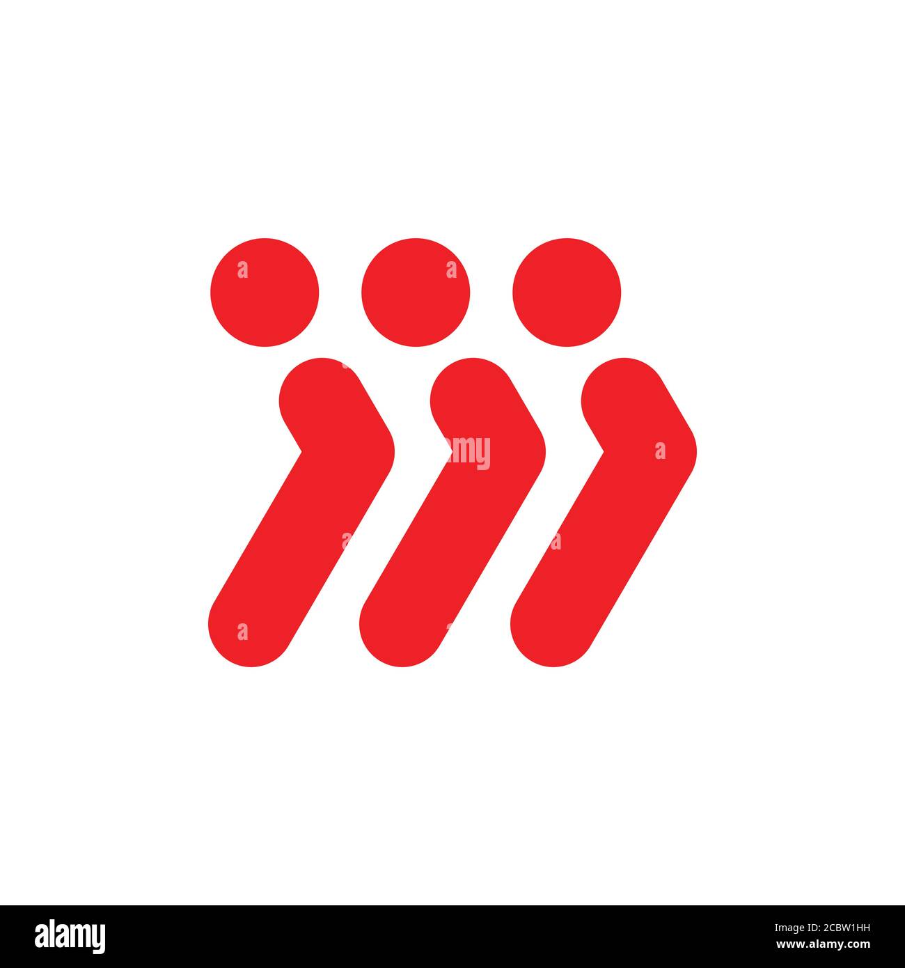 abstract team people in arrow line logo vector Stock Vector Image & Art ...