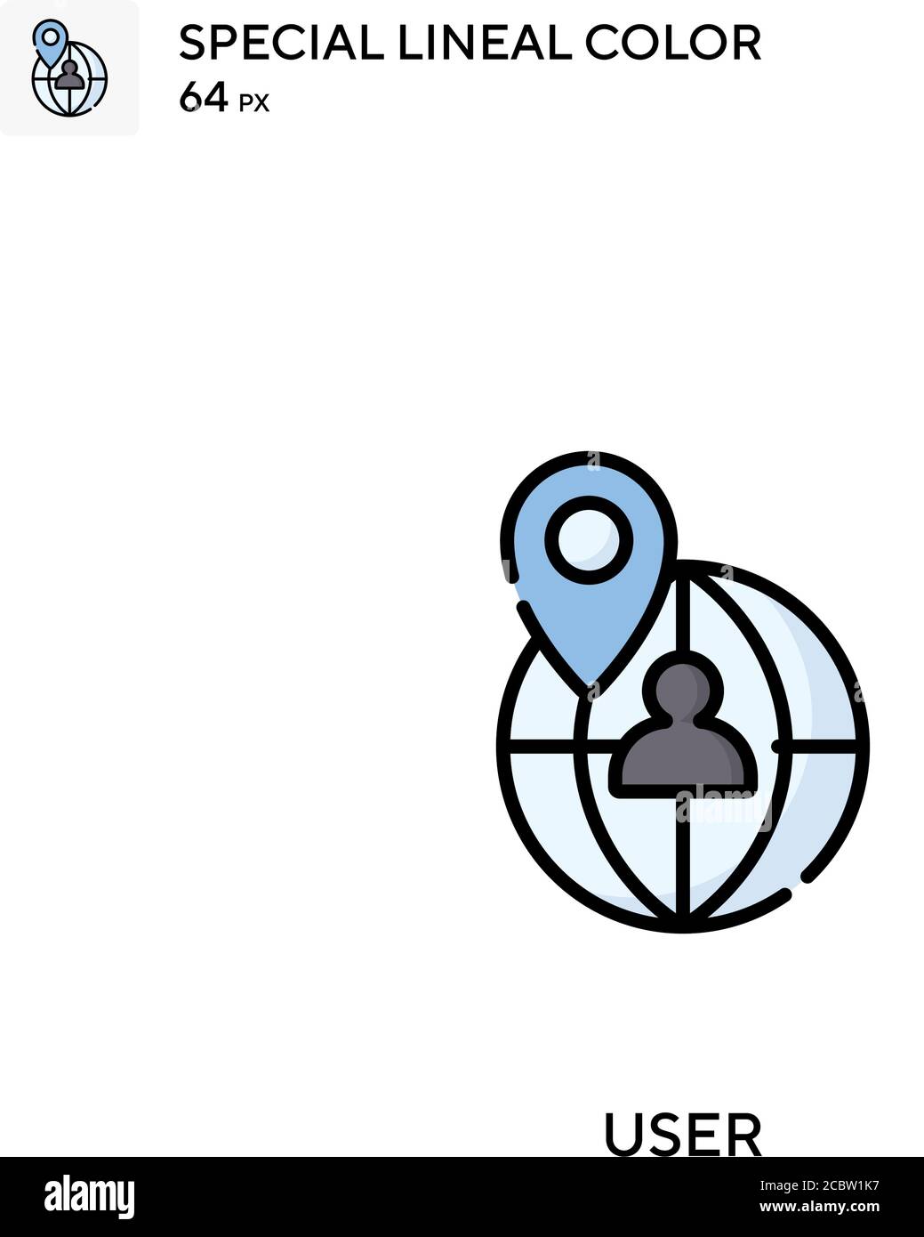 User Special lineal color vector icon. User icons for your business ...