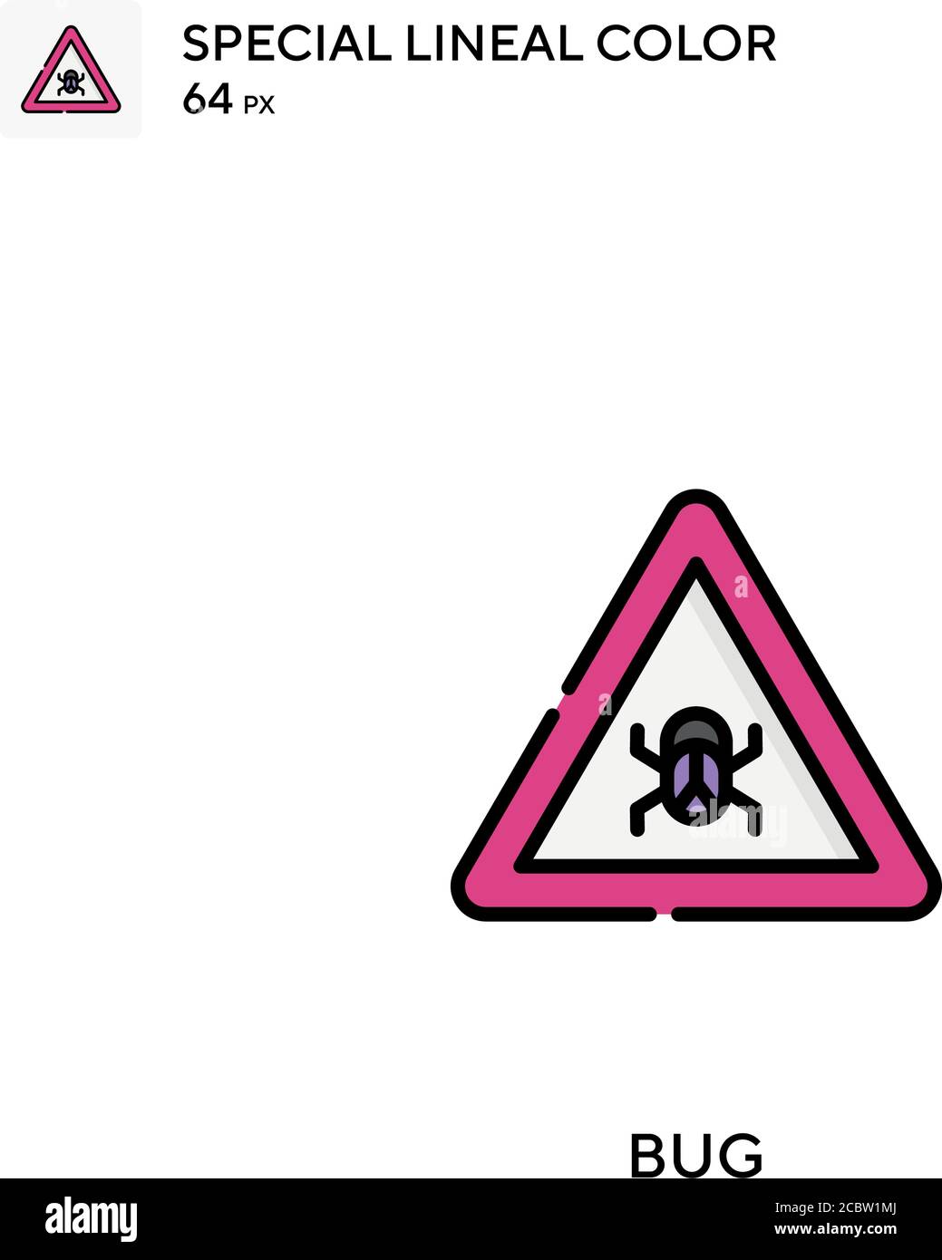Bug Special lineal color vector icon. Bug icons for your business ...