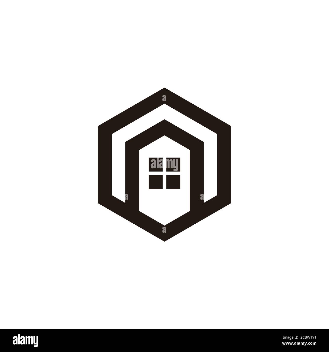 Geometric House Vector
