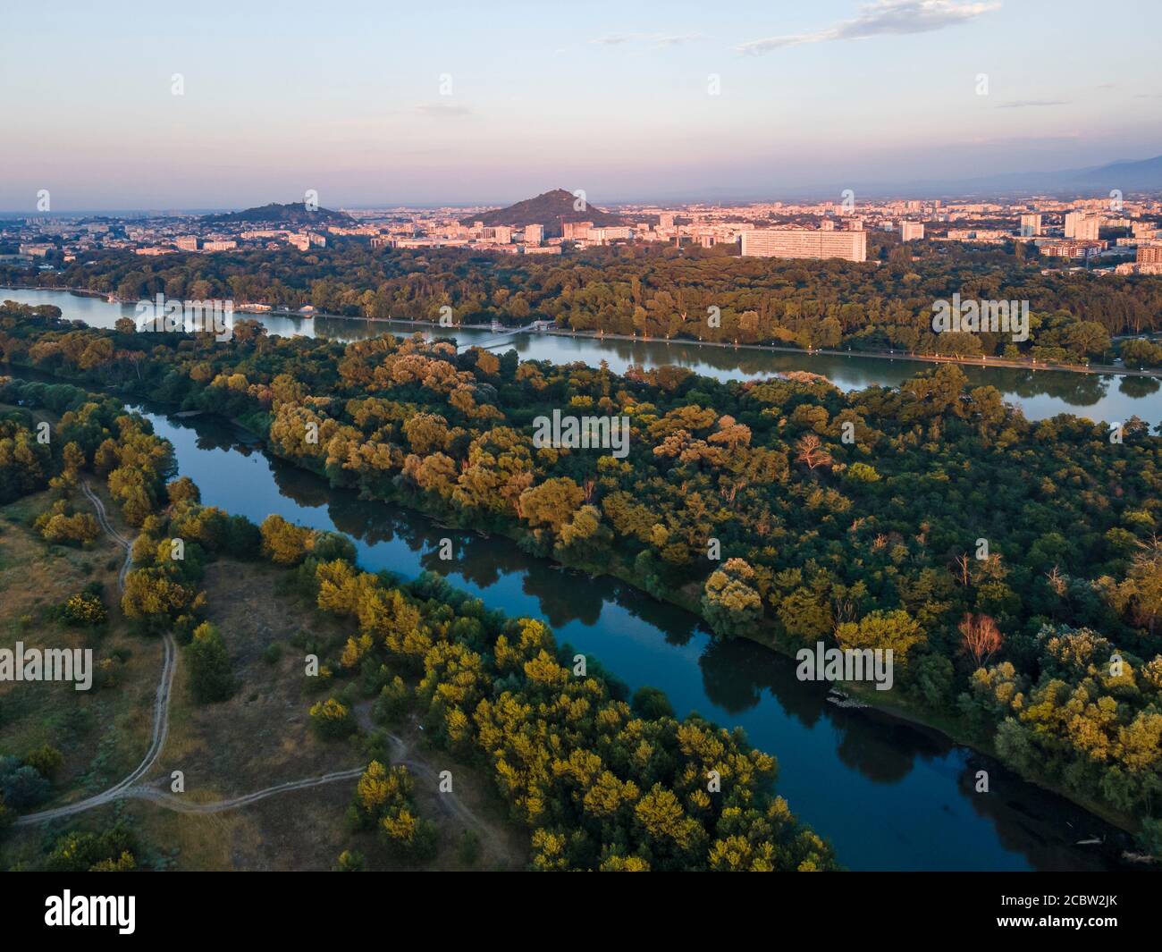 Aerial view maritsa river panorama hi-res stock photography and images ...