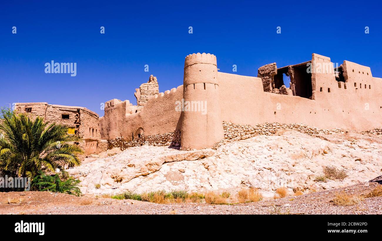 Ibri, Al Dhahirah/Oman - October 6 2014: Al Sulaif fort is located in ...