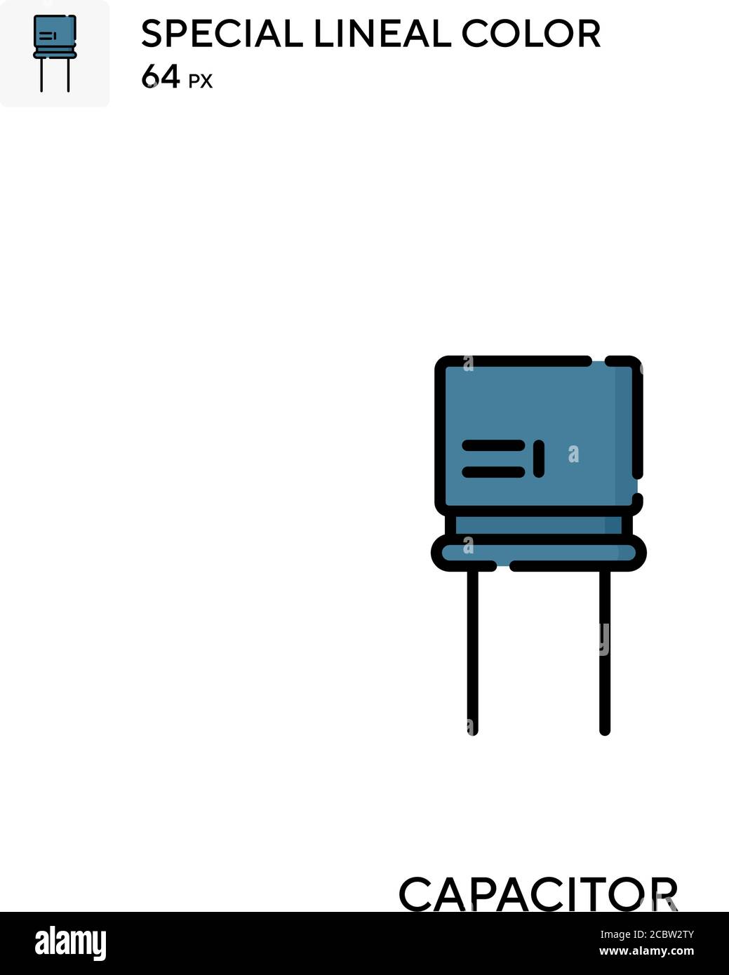 Capacitor Special lineal color vector icon. Capacitor icons for your business project Stock ...