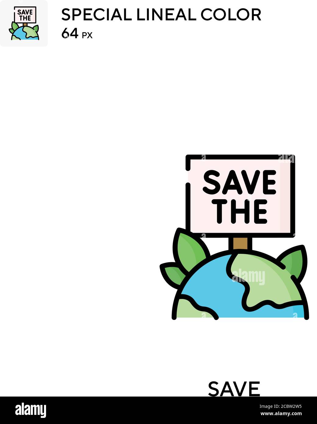 Save Special lineal color vector icon. Save icons for your business ...