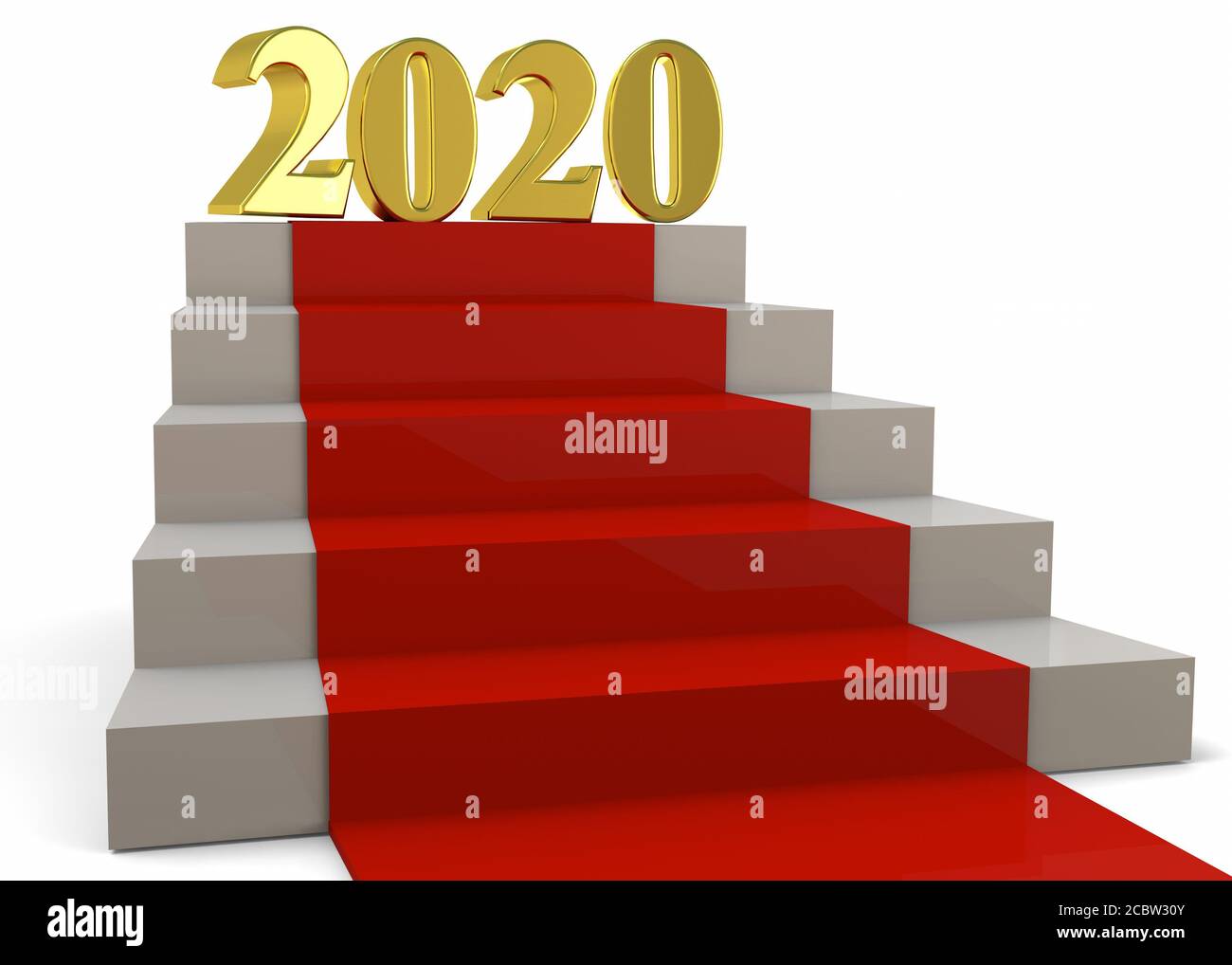 2020 ON RED CARPET - 3D Stock Photo - Alamy
