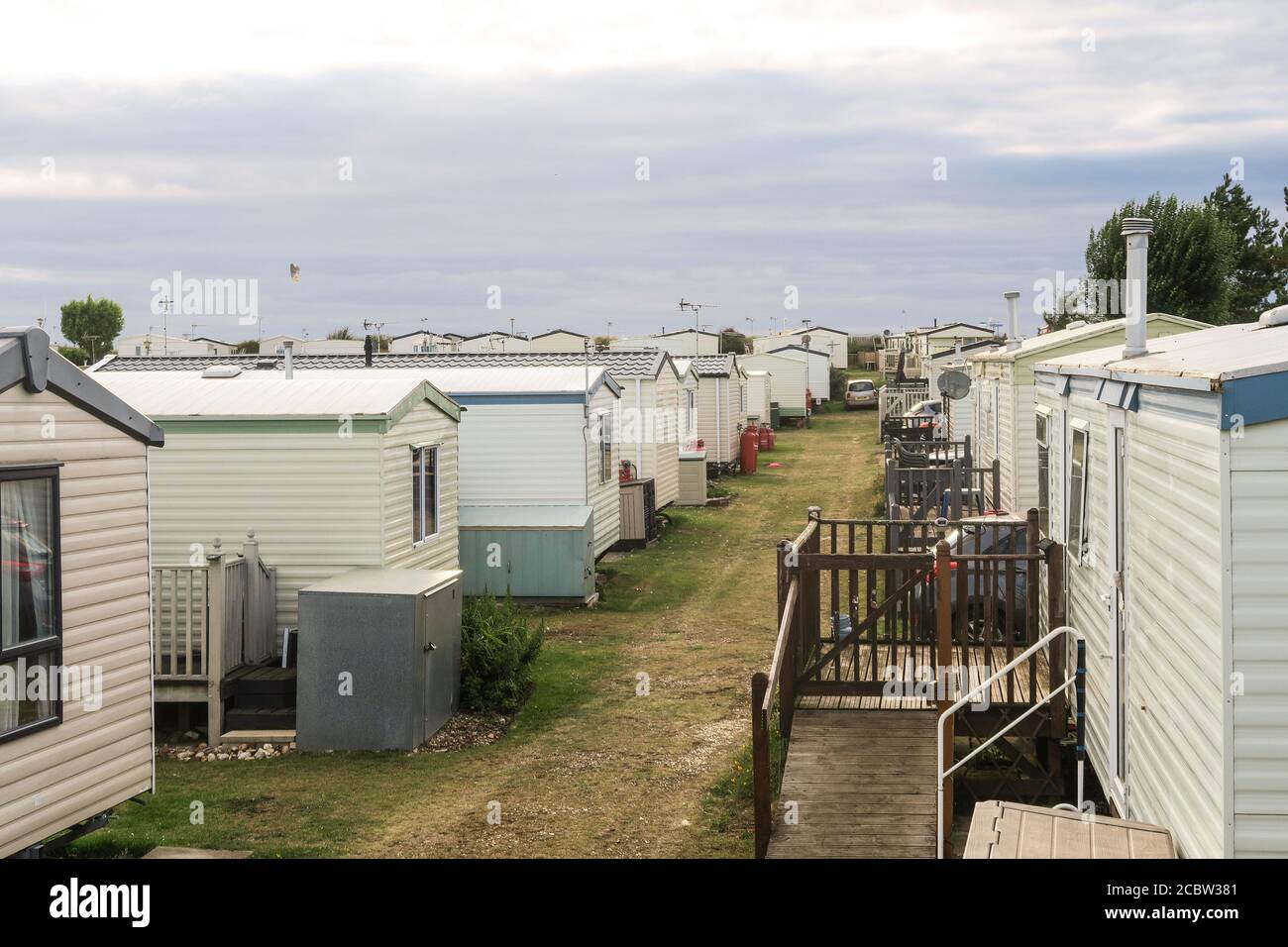 Snettisham Caravan Park Stock Photo - Alamy