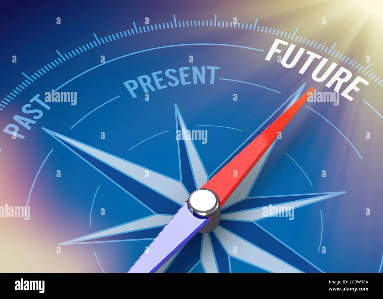 The Future Direction - 3D Stock Photo - Alamy