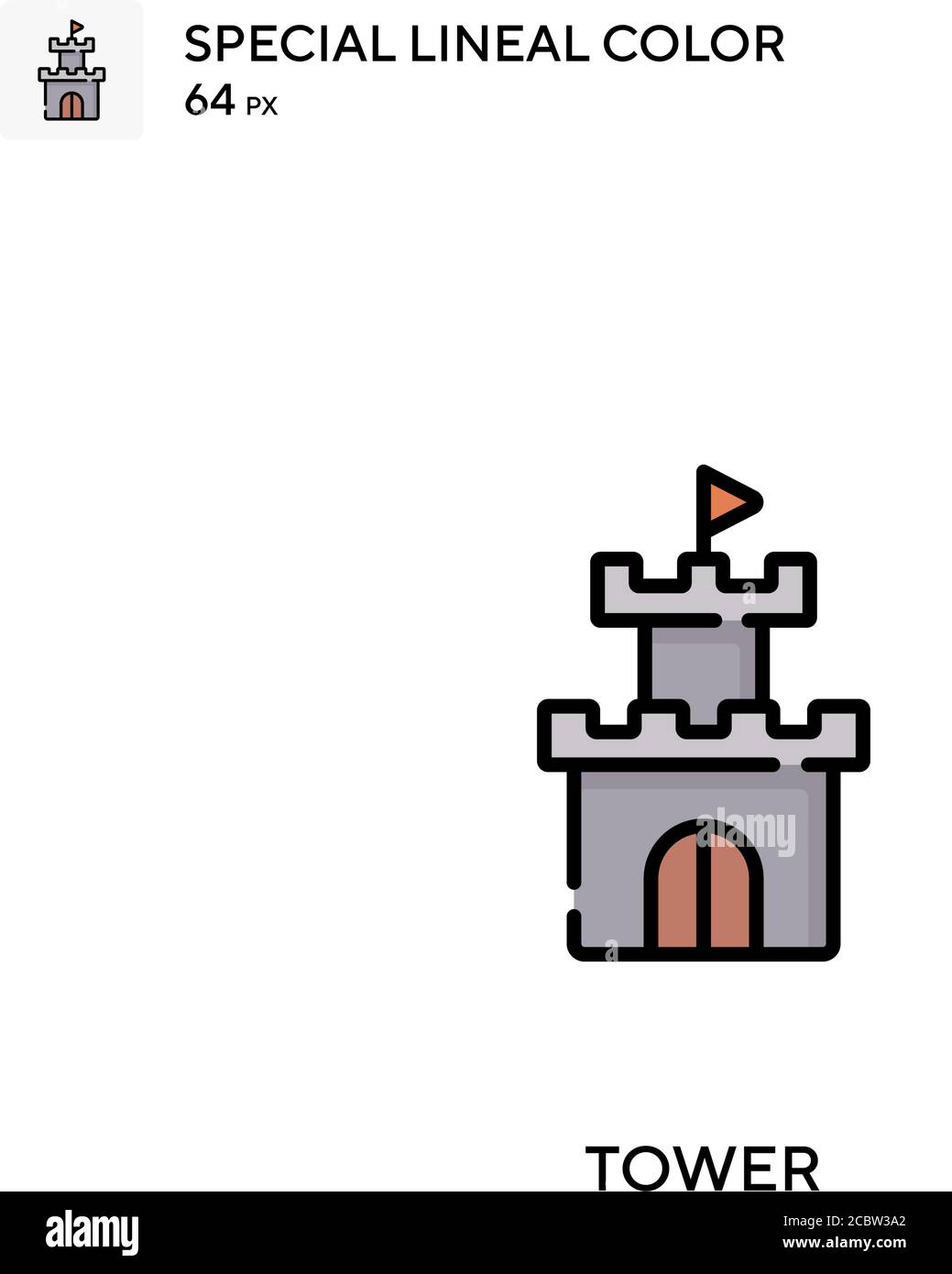 Tower Special lineal color vector icon. Tower icons for your business ...