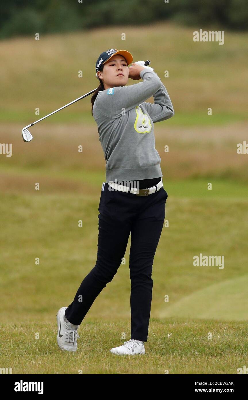 Korea's In Gee Chun on the second during day four of the Aberdeen ...