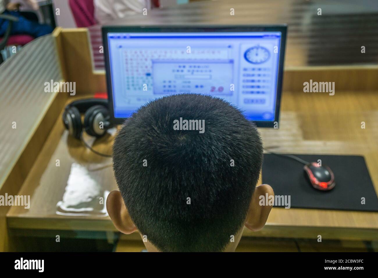 A computer studies class in Mangyongdae Children's Palace, North Korea ...