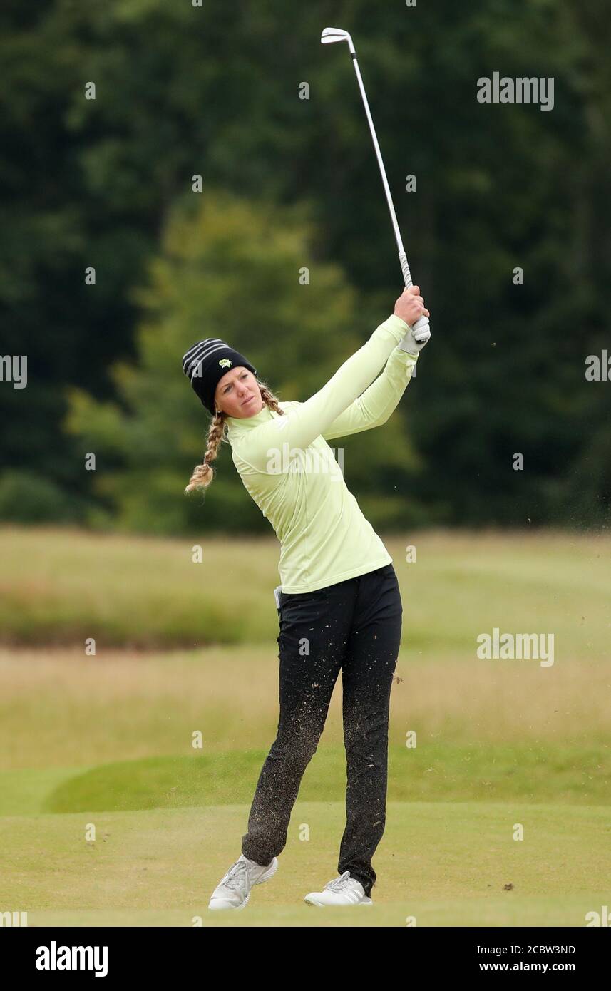 USA's Amy Olson on the second during day four of the Aberdeen Standard ...