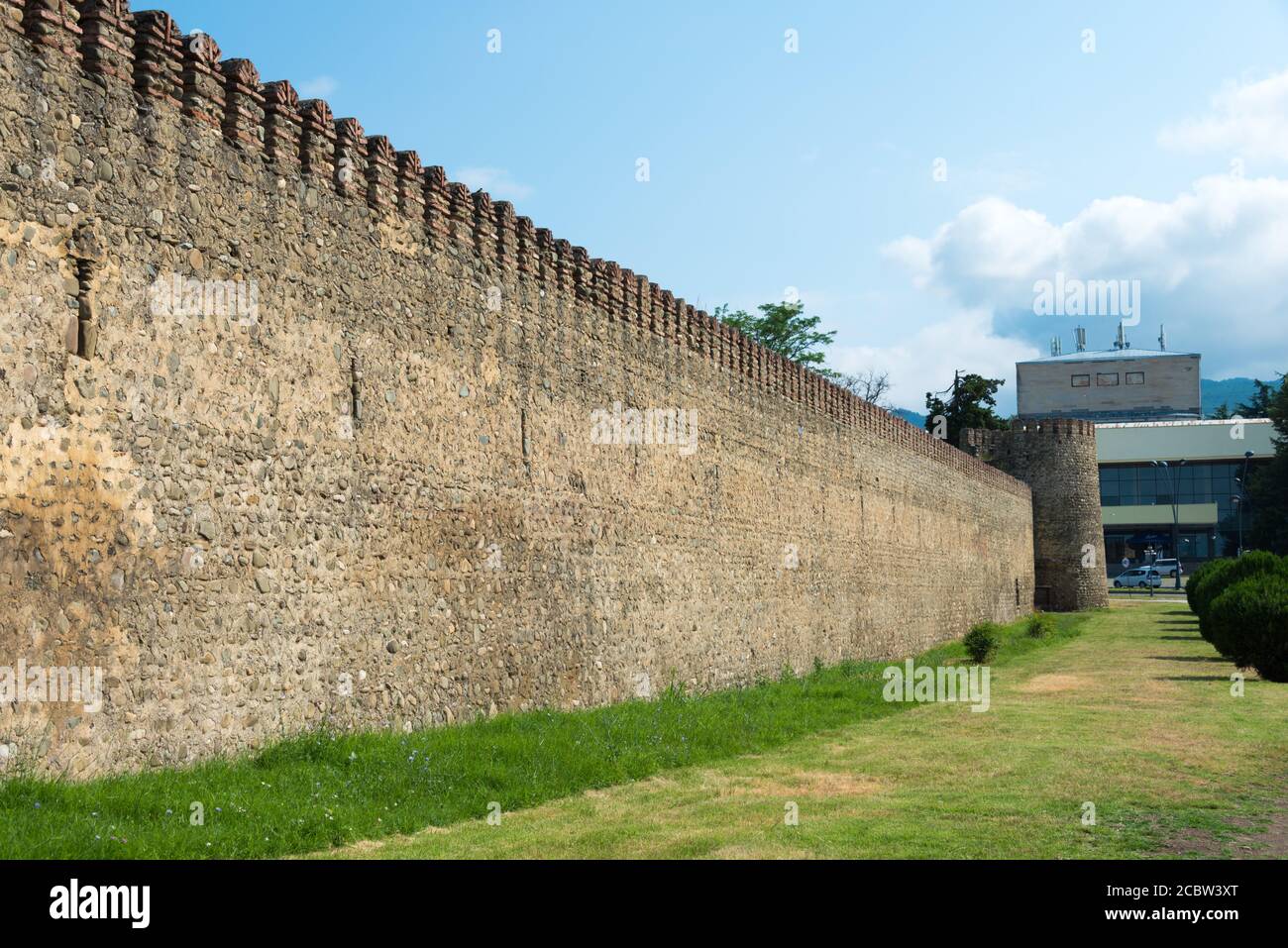 Telavi, Georgia - Telavi castle (Batonis Tsikhe Fortress). a famous ...