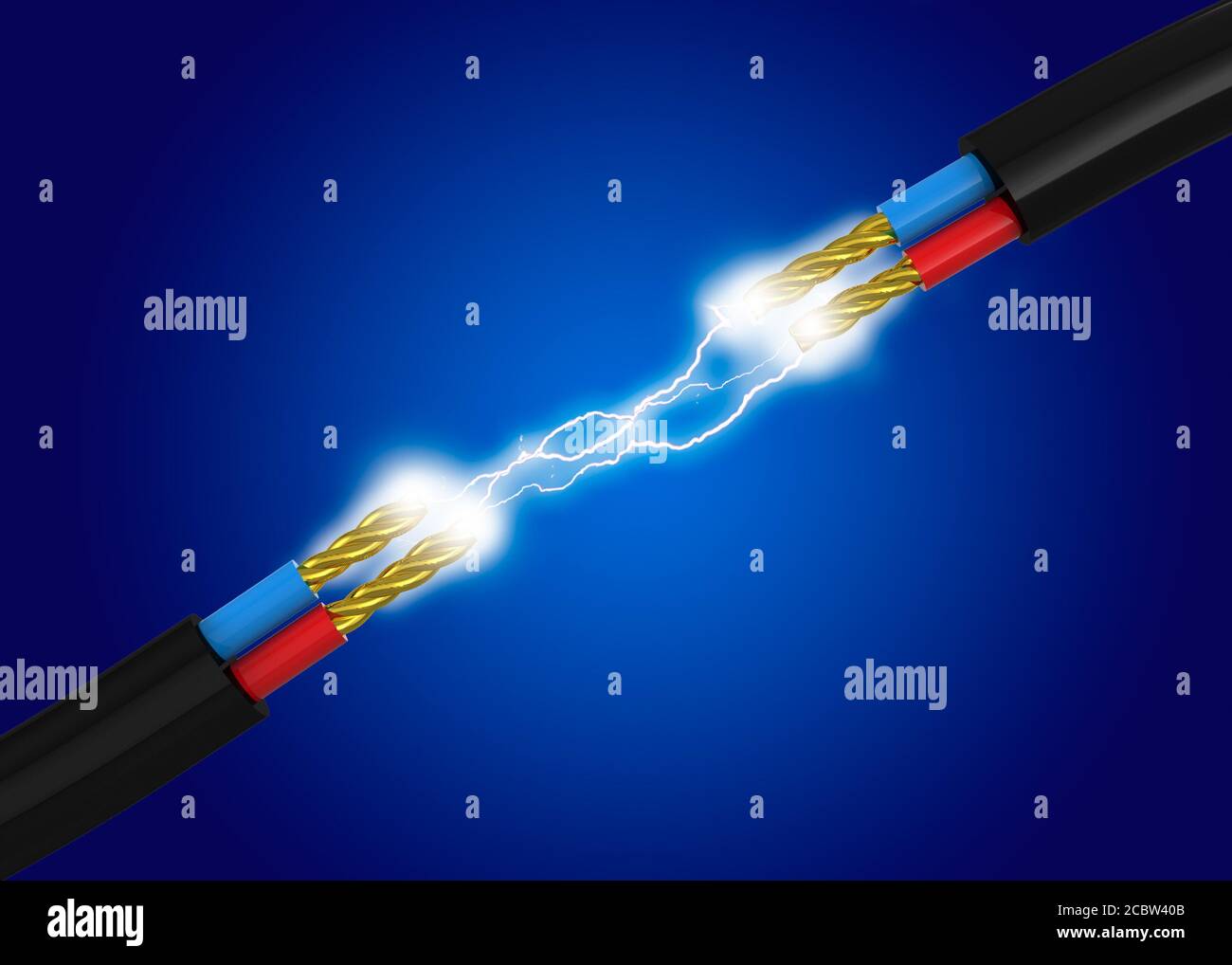 3d cable hi-res stock photography and images - Alamy