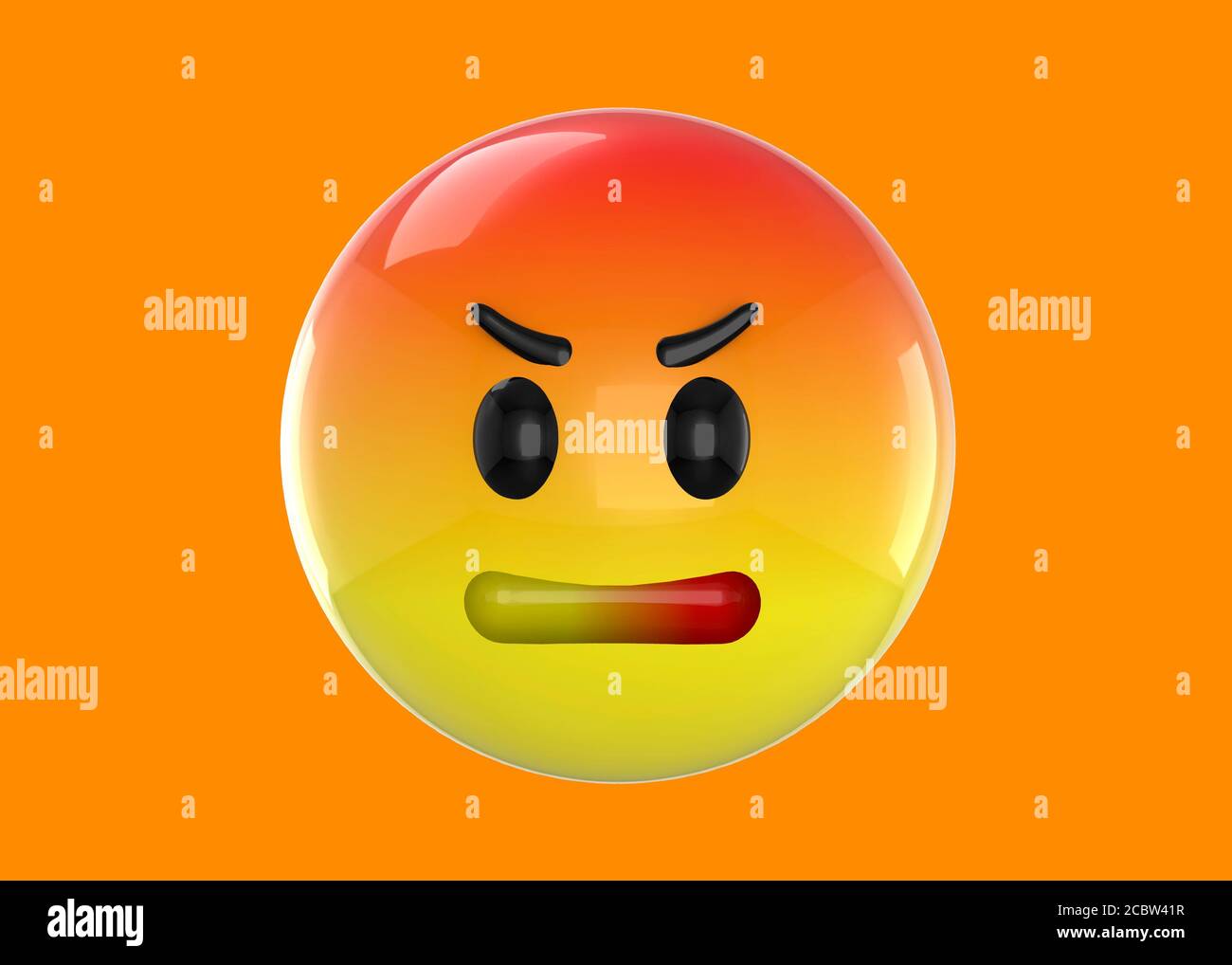 Emoticon Angry High Resolution Stock Photography and Images - Alamy