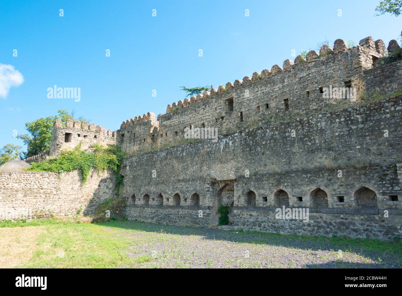 Telavi, Georgia - Telavi castle (Batonis Tsikhe Fortress). a famous ...