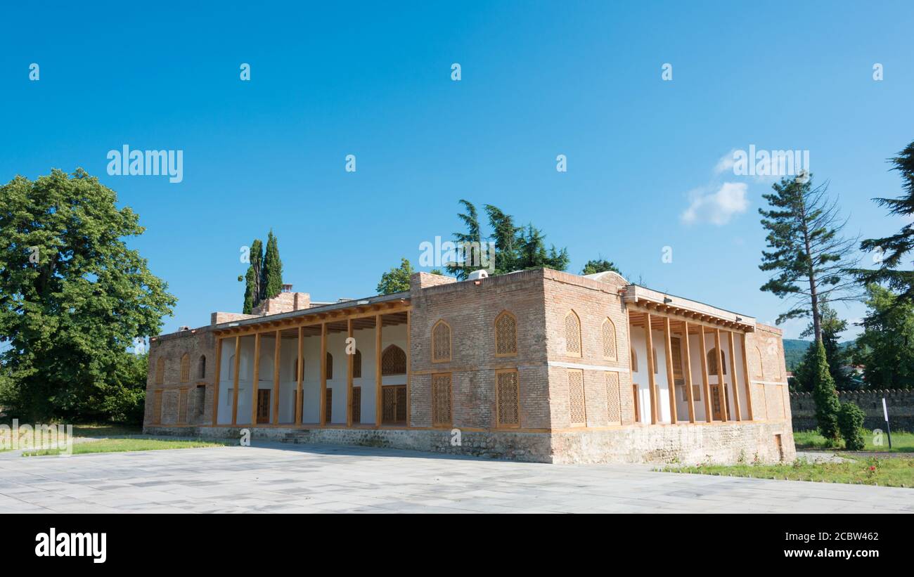 Telavi, Georgia - Telavi castle (Batonis Tsikhe Fortress). a famous ...