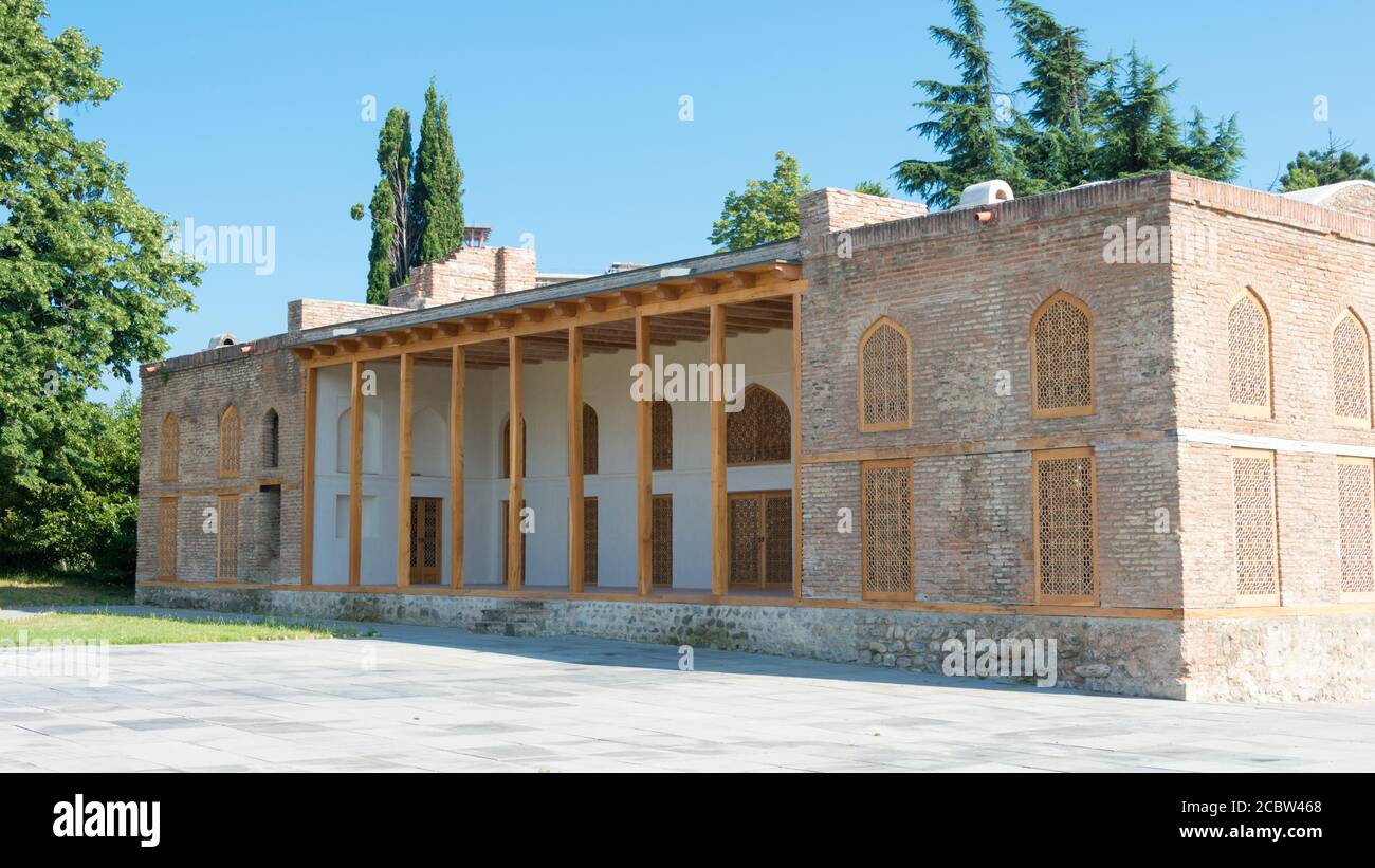 Telavi, Georgia - Telavi castle (Batonis Tsikhe Fortress). a famous ...