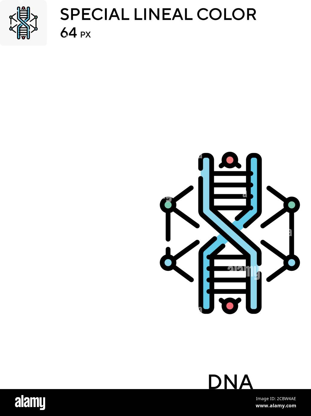 Dna Special lineal color vector icon. Dna icons for your business ...