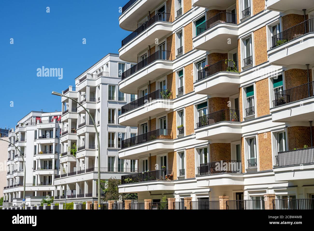 Modern apartment buildings seen in Berlin, Germany Stock Photo - Alamy