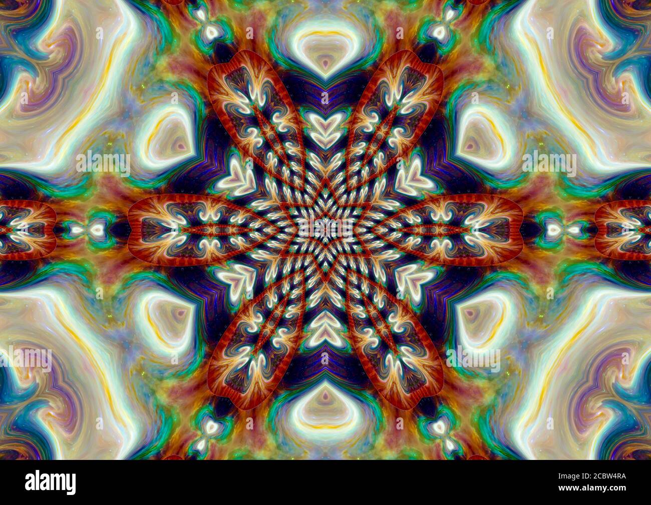 Contemporary mandala design with copy space to add message Stock Photo ...