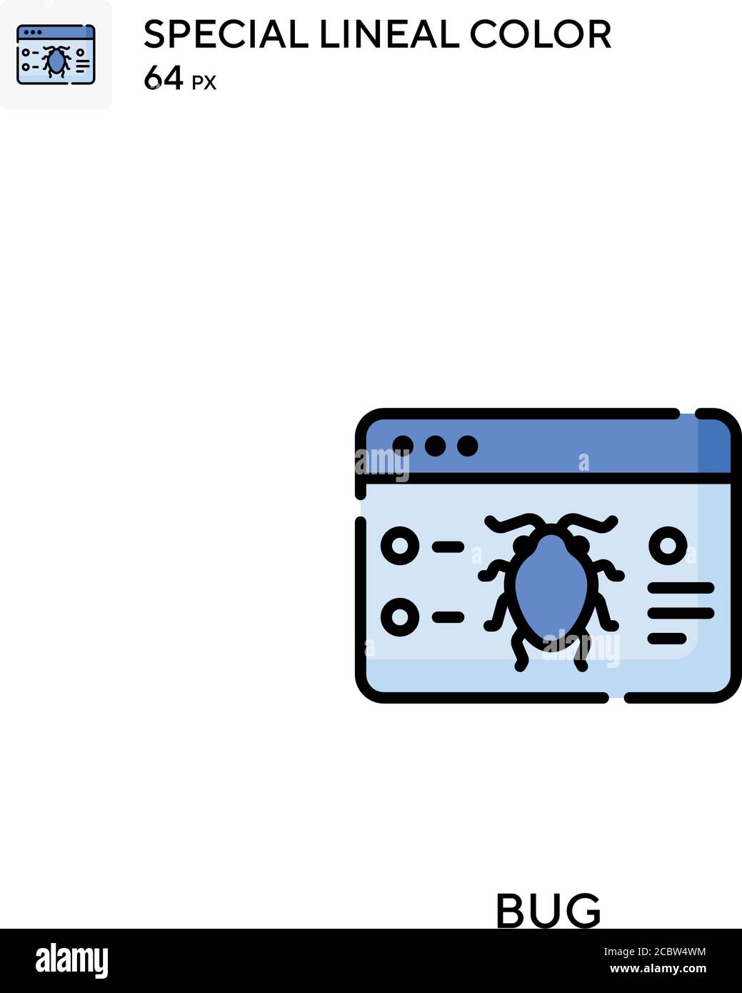 Bug Special lineal color vector icon. Bug icons for your business ...