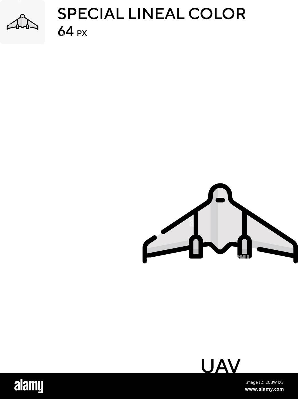 Uav Special lineal color vector icon. Uav icons for your business ...