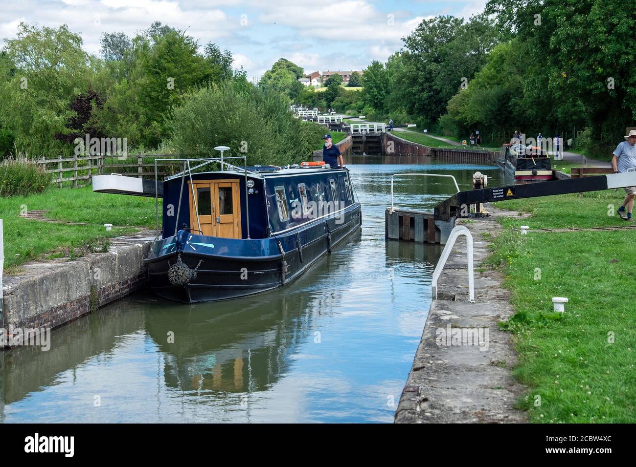 Through the Locks Stock Photo - Alamy
