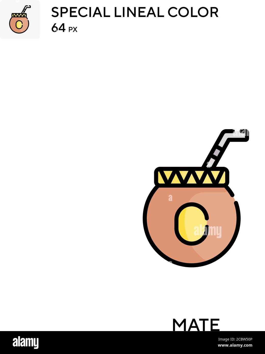Mate Special lineal color vector icon. Mate icons for your business ...
