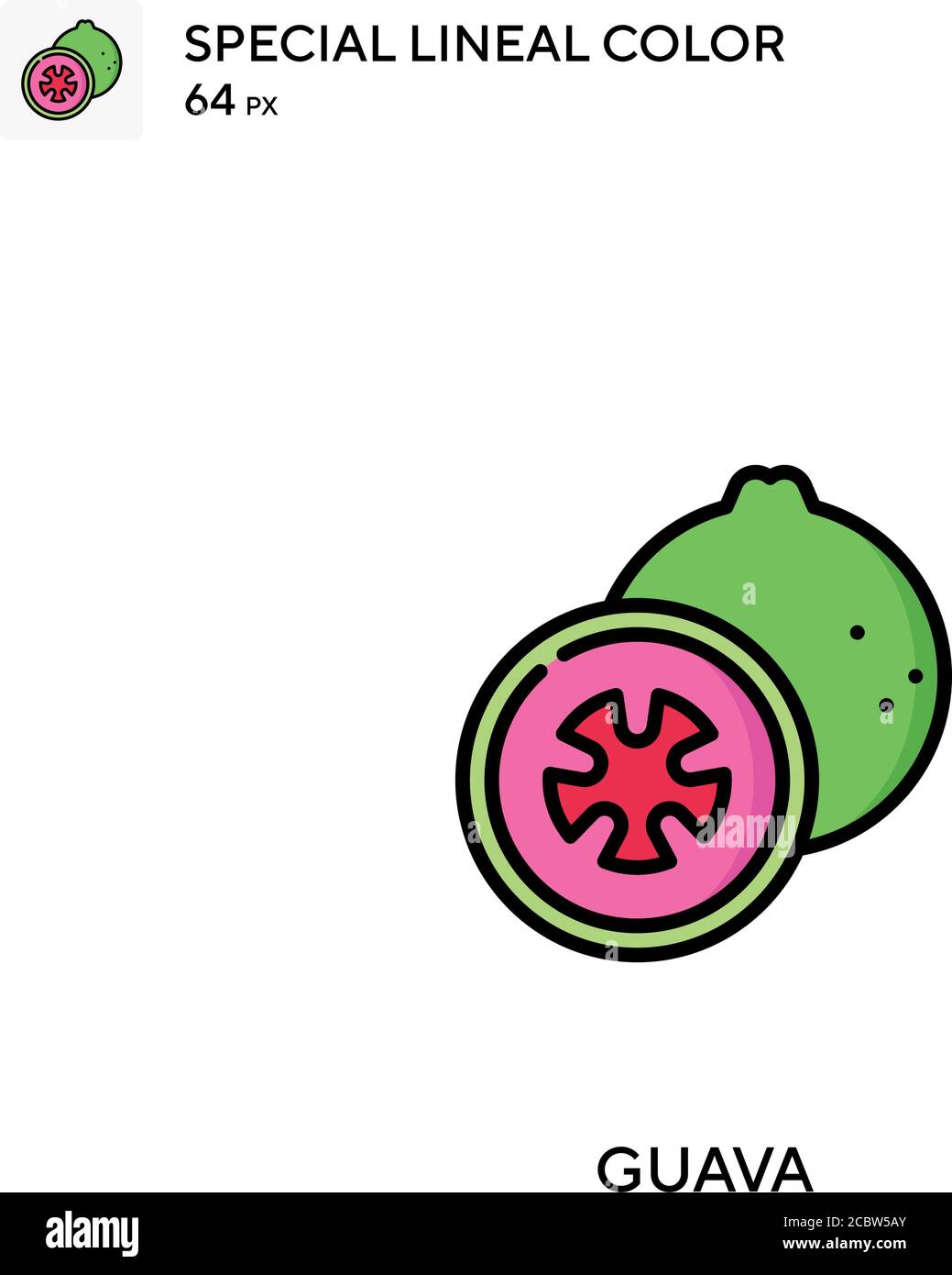 Guava Special lineal color vector icon. Guava icons for your business ...