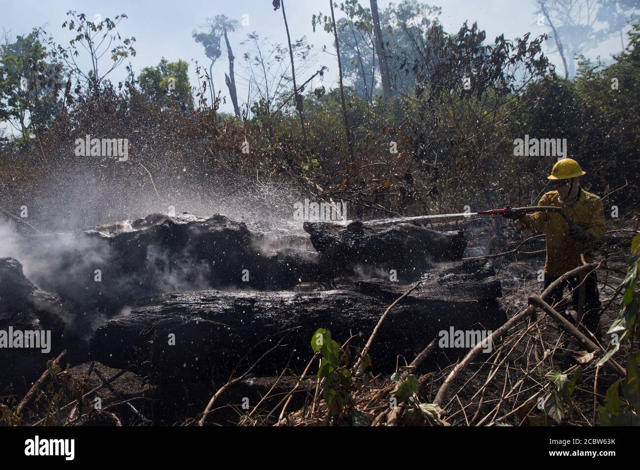 Amazon rainforest burning deforestation brazil hi-res stock photography ...