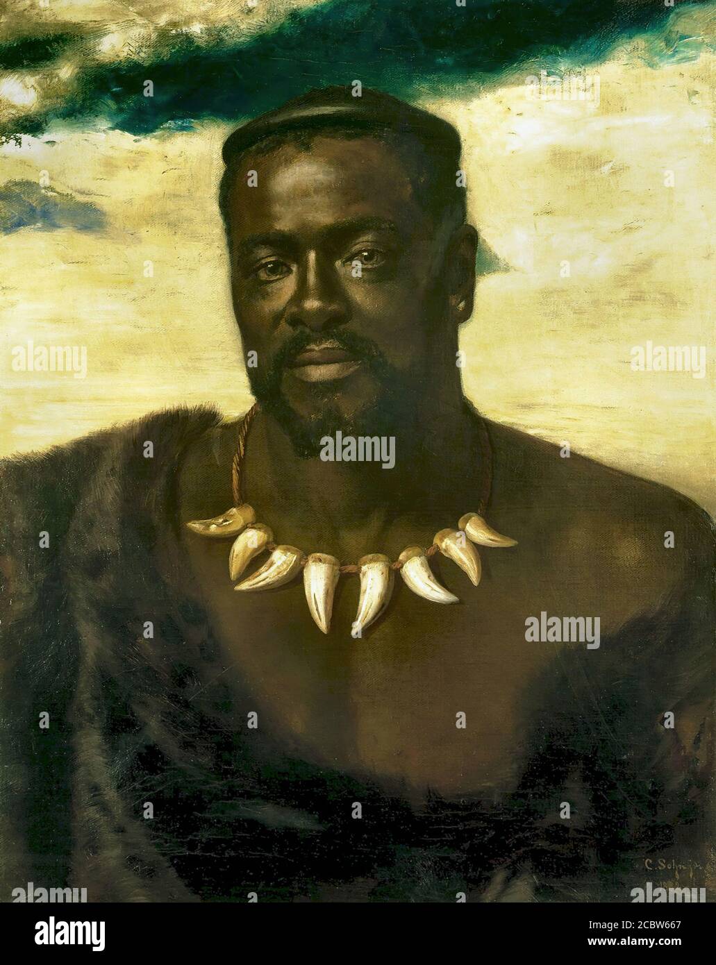 Sohn Carl Rudolph - Cetshwayo King of the Zulus - German School - 19th ...