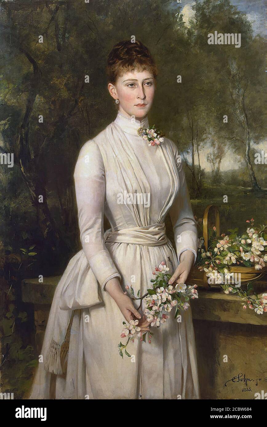 Sohn Carl Rudolph - Portrait of Grand Duchess Elizaveta Fyodorovna ...