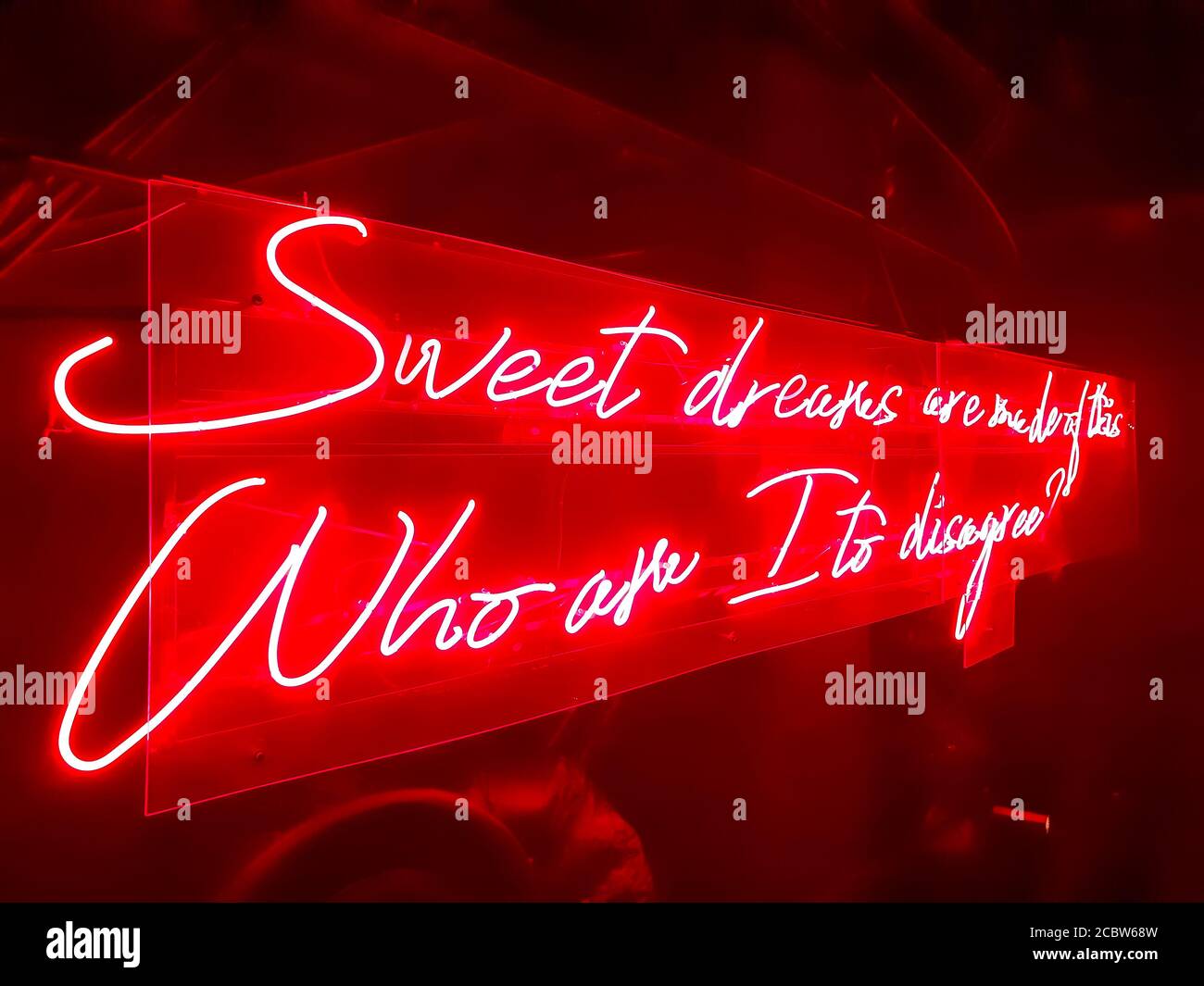 Neon slogan hi-res stock photography and images - Alamy