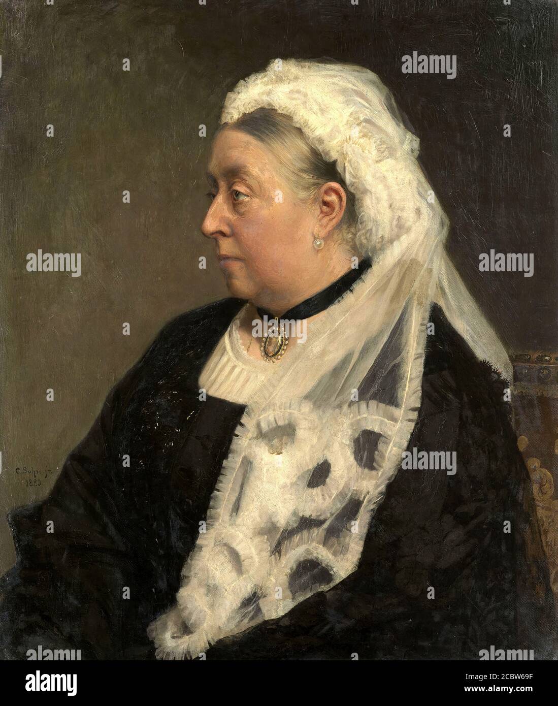 Sohn Carl Rudolph - Queen Victoria - German School - 19th Century Stock ...