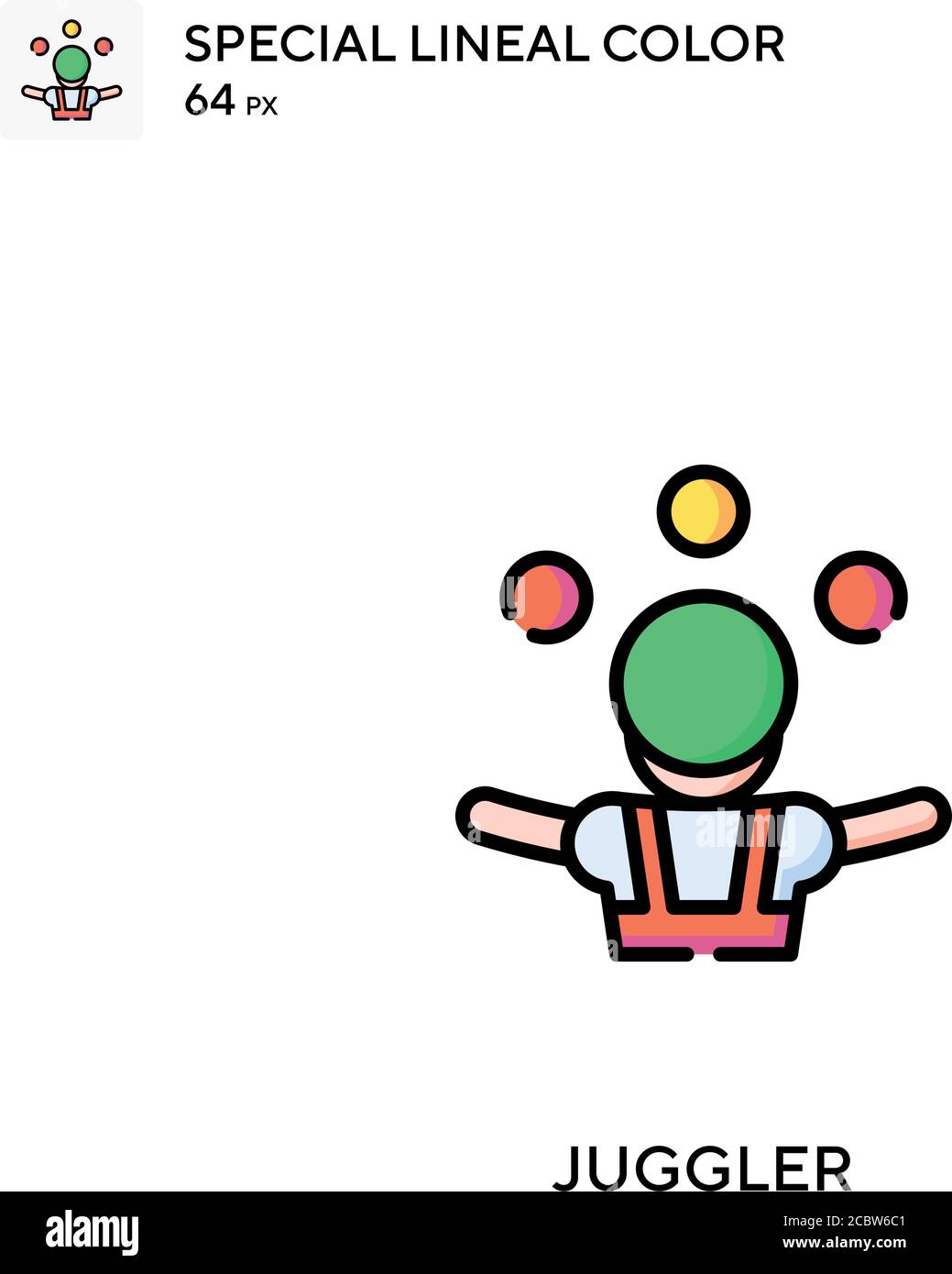 Juggler Special lineal color vector icon. Juggler icons for your business project Stock Vector ...
